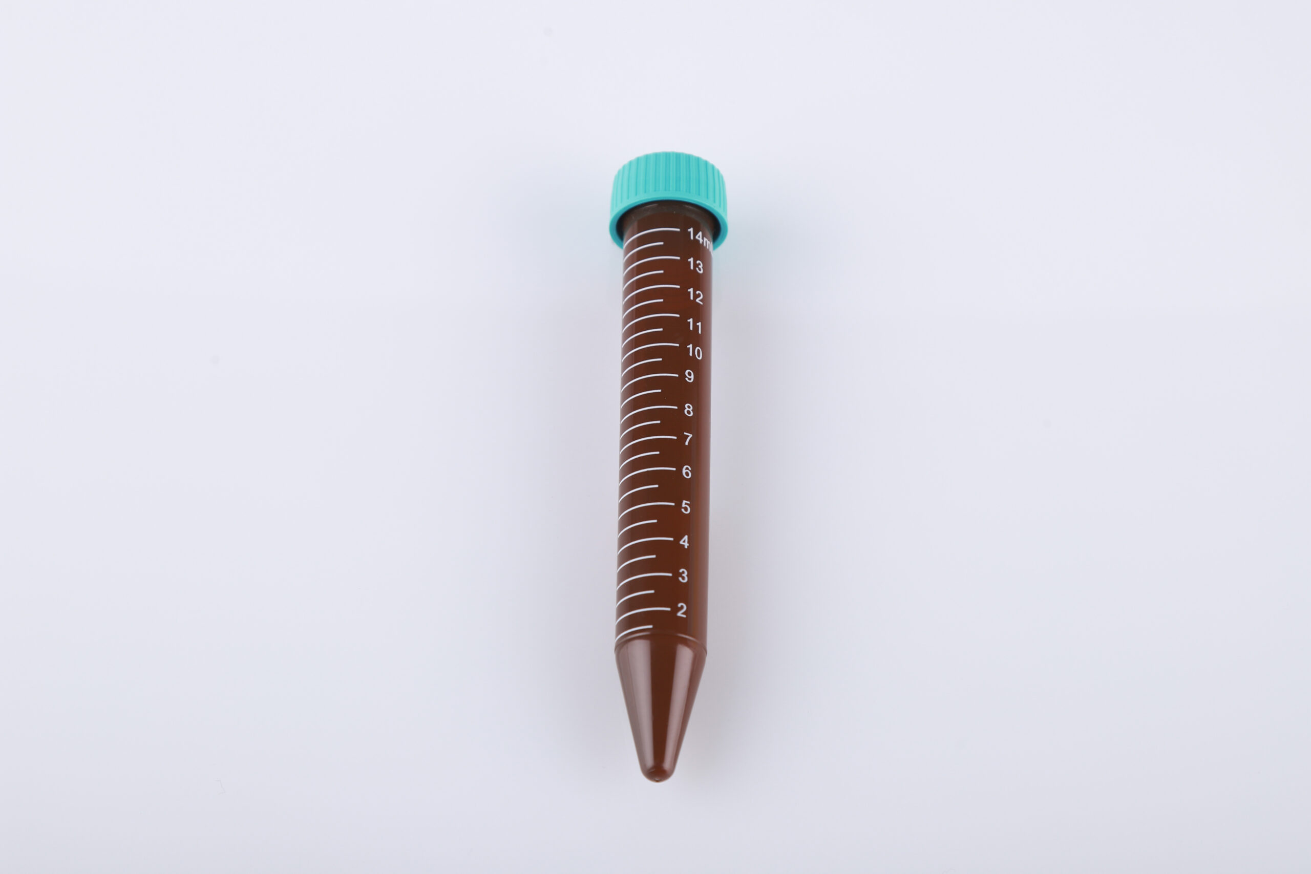 15ml Amber Color Centrifuge Tube, Rack(PS Rack), Sterile 50/pk, 500/cs ...