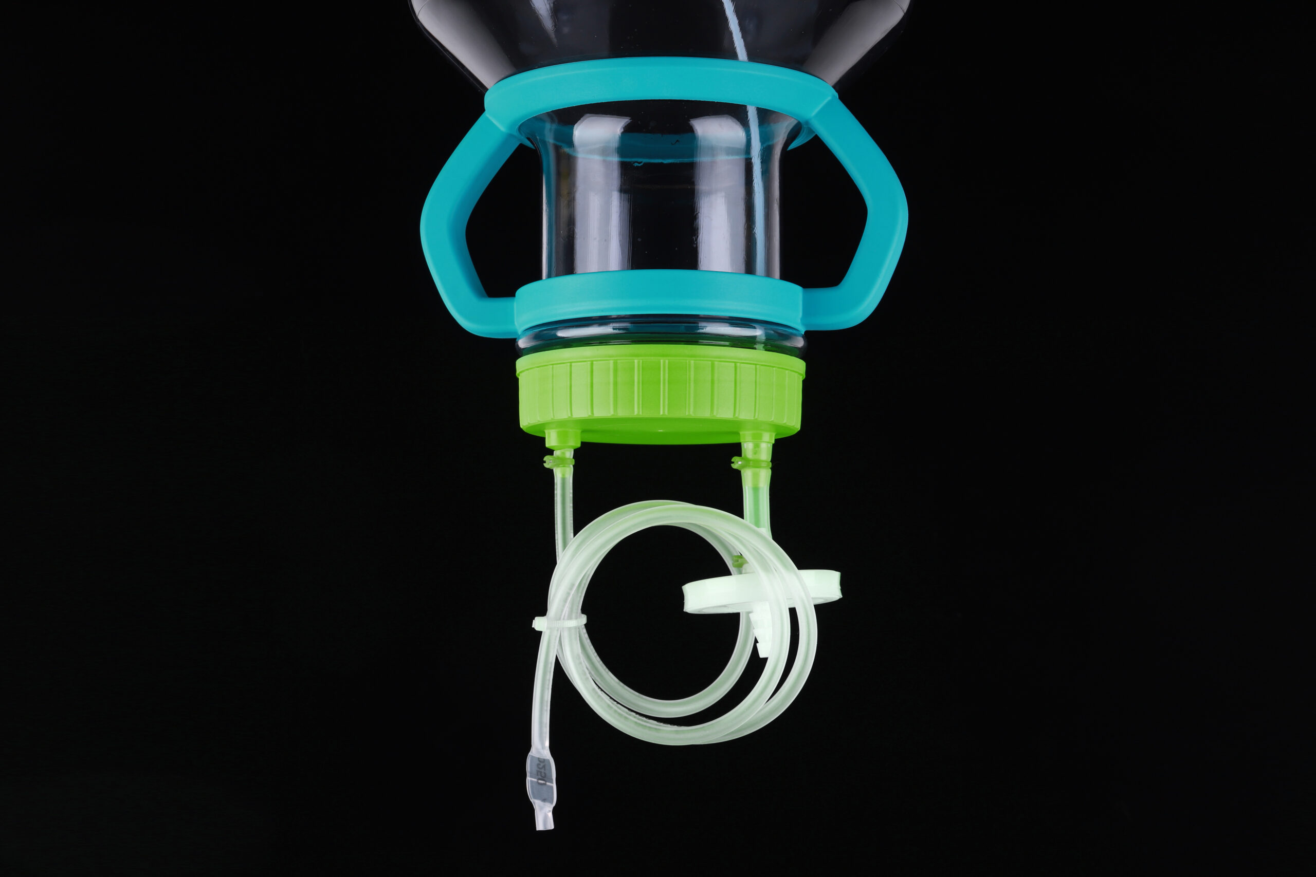 2L High Efficiency Erlenmeyer Flask Inverted Transfer Cap with TPE Tube ...