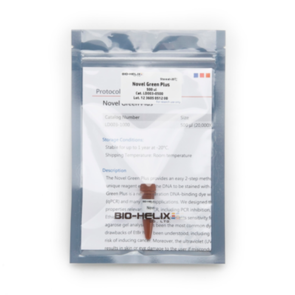 Novel Green Plus (20000X) DNA Staining Reagent (LD003-0500) | BIO-HELIX | Ushelf