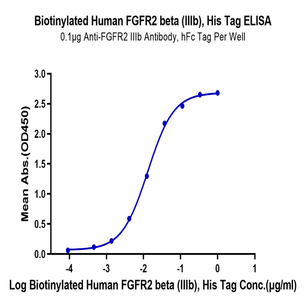 Biotinylated Human FGFR2 beta (IIIb) Protein (FGR-HM4BBB) | KACTUS ...
