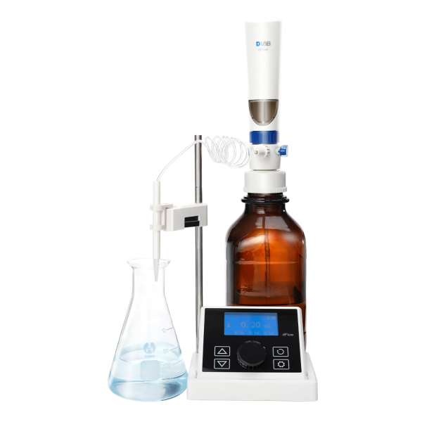 Digital Bottle Top Dispenser-dFlow-Without Brown reagent bottle (0.1-99 ...