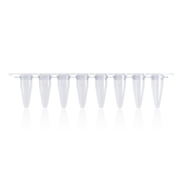 0.1 ml 8-Tube PCR Strips (with Caps) (PCR00801-EN) | Vazyme | Ushelf