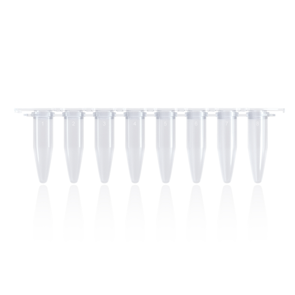 0.2 ml 8-Tube PCR Strips (with Caps) (PCR00802-EN) | Vazyme | Ushelf